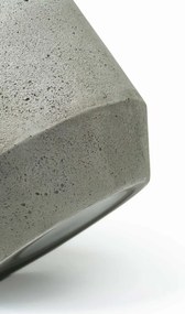 Designový květináč NEXORA, sklolaminát, 41x38 cm, šedý