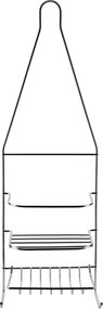 Koupelnová polička CARL SILVER 15x46 cm stříbrná