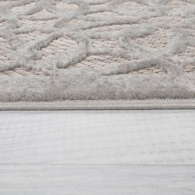 Flair Rugs koberce Kusový koberec Piatto Argento Silver – na ven i na doma - 200x290 cm