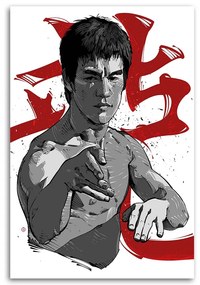 Gario Obraz na plátně Mistr bojových umění Bruce Lee - Nikita Abakumov Rozměry: 40 x 60 cm