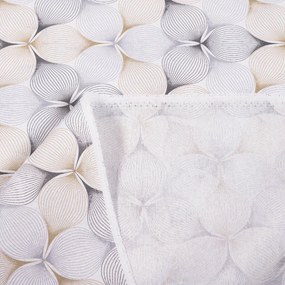 Dekorační látka PML-031 Designové geometrické obrazce na bílém - šířka 150 cm