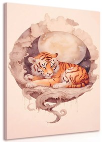 Obraz zasněný tygr Varianta: 40x60