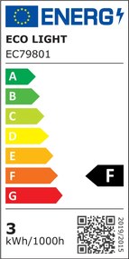 LED žárovka G4 - 3W - 270 lm - SMD talířek - studená bílá