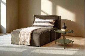 Designový odkládací stolek Harinder 45 cm olivovo-zelený