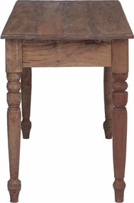 Psací stůl se zásuvkami 117 x 57 x 75 cm masivní mahagon 283909