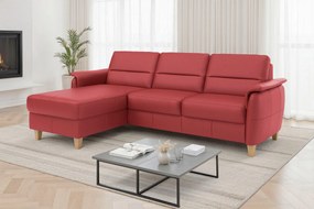 XXXLutz ROHOVÁ SEDAČKA, kůže, červená Sit & More - Sedací soupravy - 000144033217