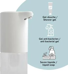 Spirella LEVY bezdotykový dávkovač mýdla bílý / plast / 320 ml