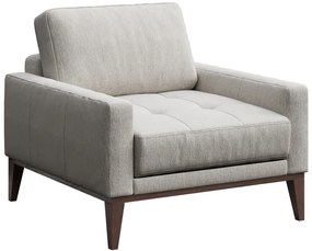 Světle šedé látkové křeslo MESONICA Musso Tufted