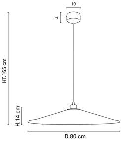 MARKET SET Sonia Laudet závěsné světlo Ø80cm khaki