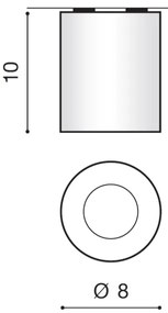 Azzardo AZ2559 - Venkovní stropní svítidlo ARO 1xGU10/50W/230V IP54
