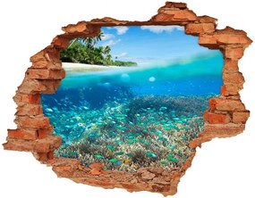 Wallmuralia Nálepka fototapeta 3D výhled Korálový útes 90x70 cm