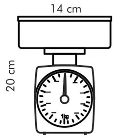 Kuchyňská váha ACCURA 2,0 kg