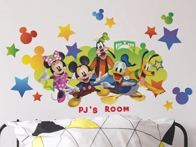 York Wallcoverings Nálepky na stěnu s Disney motivem MICKEY MOUSE se jménem vašeho dítěte