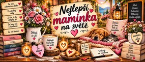 Hrnek pro maminku Nejlepší maminka na světě – dárek pro mámu 300 ml
