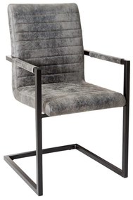 Designová konzolová židle Imperium, vintage šedá