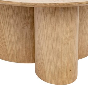 Kulatý konferenční stolek ALIONA, Ø 80 cm