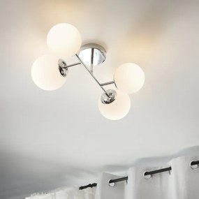 Brilagi - Přisazený lustr MALONY 4xE14/20W/230V lesklý chrom