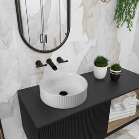Rea Delia, umyvadlo na desku 360x360x110mm, bílá lesklá, REA-U0601