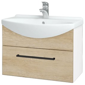 Dřevojas Koupelnová skříň TAKE IT SZZ 65 Varianta: N01 Bílá lesk / Úchytka T01 / D02 Bříza