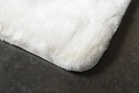 Gedy Gedy, FUZZY koupelnová předložka, 50x80 cm, 100% polyester, protiskluz, bílá, 96FY508002