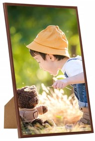 332196 vidaXL Fotorámečky koláž 3 ks na stůl bronzové 10x15 cm MDF