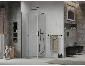 Mexen Lima sprchový kout 90x90cm, čiré sklo, černý rám, 856-090-090-70-00