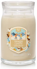 Yankee Candle Vonná svíčka velká Signature Vanilla Flurries, 567 g, L