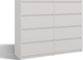 Komoda Malwa M8/120 bílá