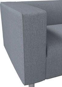 Potah na pohovku IKEA  Klippan 2-místná barva šedá látka pletený vzor
