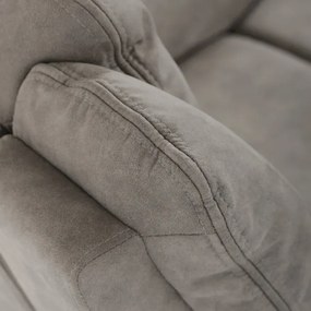 Polohovací křeslo šedé, elektrické TV-Q8668 GREY3