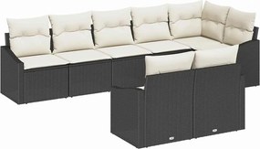 Set pohovek 8 ks Černá polyratan 3346767