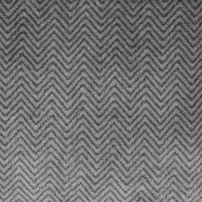 SCANquilt pléd ROYAL zic zac tmavě šedá střední 150 x 200 cm