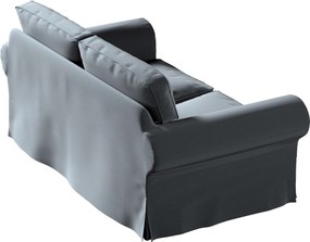 Potah na pohovku IKEA  Ektorp 2-místná, nerozkládací barva šedá látka sametová