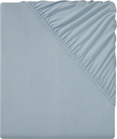 Livarno home Žerzejové napínací prostěradlo, 140–160 x 200 cm (modrá)