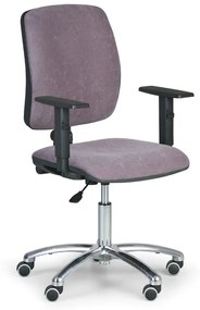Pracovní židle Torino II područky T, šedá