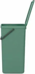 Brabantia Sort  Go Odpadkový koš 40 L tmavě zelená / s rukojetí / 26.7