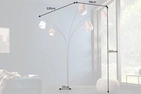 Invicta Interior Designová stojací lampa černá: Tálos