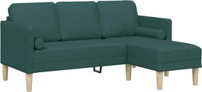 Set pohovek 2 ks Tmavě zelená Polyester 3329256