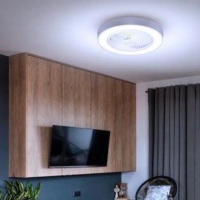 Brilagi-LED Stmívatelné svítidlo s ventilátorem LED/30W/230V 3000-6500K bílá+DO