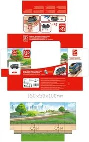 Hape Lokomotiva Intercity na baterie černá / od 3 let