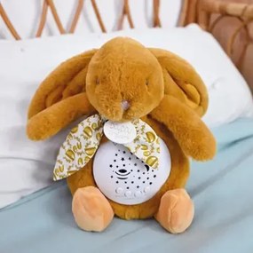 Doudou Hrací skříňka s projekcí Králíček hnědá