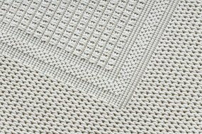 Dywany Łuszczów Kusový koberec Timo 5979 White – na ven i na doma - 80x250 cm