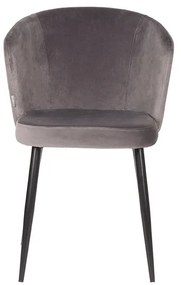 Jídelní židle Wave - šedý samet