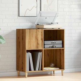 Skříňka Na Lp Desky Dub Artisan 84,5X38X89 Cm Kompozitní Dřevo