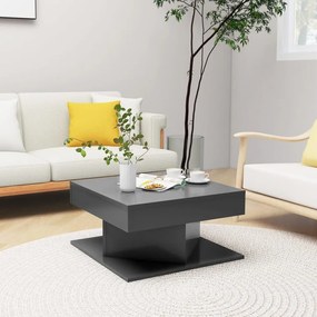 vidaXL Konferenční stolek 57 x 57 x 30 cm dřevotříska [808369] Barva: šedá sonoma
