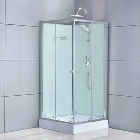 BPS-koupelny Sprchový box WSH308 90x90 bílá mat