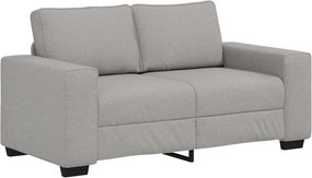 3dílná sedací souprava s poduškami obláčkově šedá textil 3324657