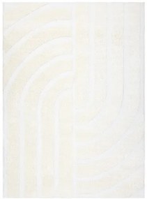 Dywany Łuszczów, Kusový koberec Mode 8631 geometric cream, 160x220, bílá, kancelář