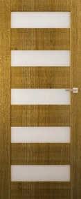 Interiérové dveře vasco doors SANTIAGO model 7 Průchozí rozměr: 70 x 197 cm, Orientace dveří: Levé dveře, Dekor: Dub riviera