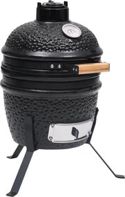 vidaXL Zahradní gril a udírna 2 v 1 Kamado keramický 56 cm [316093] Barva: Červená